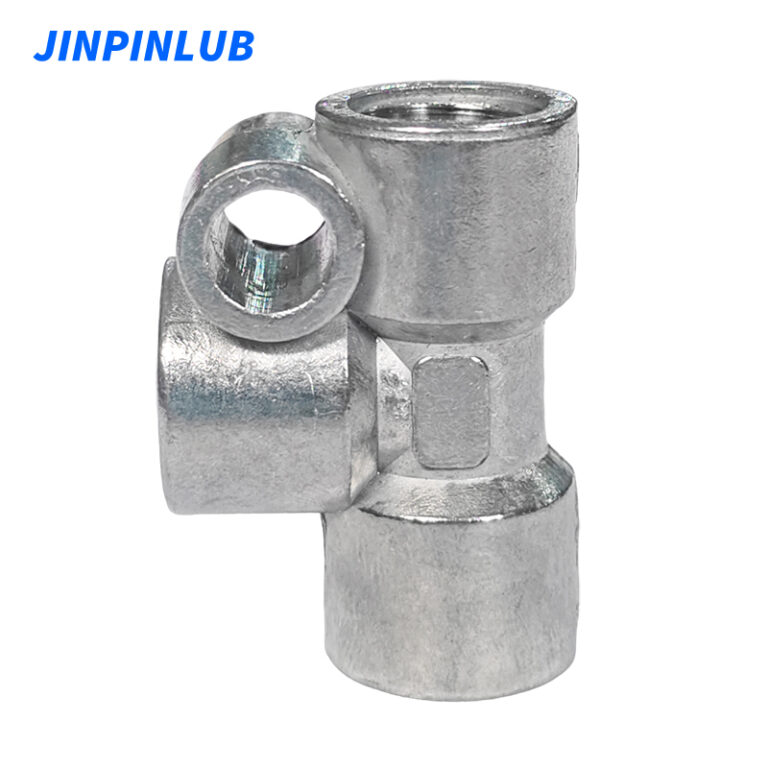 PKD-6 Zinc Alloy Fixed 3-Way Tee Connector Pipeline Adapter – JINPINLUB